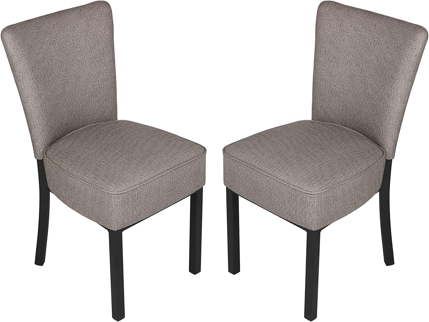 2 Set Kitchen Dining Chairs w/ Soft Cushion Modern Dining Room PU Leat