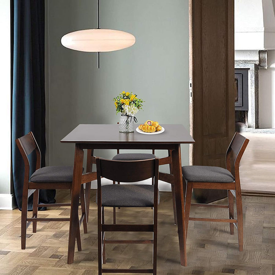 Square 4-Person Wood Dining Table for Kitchen Modern Home Furniture Es