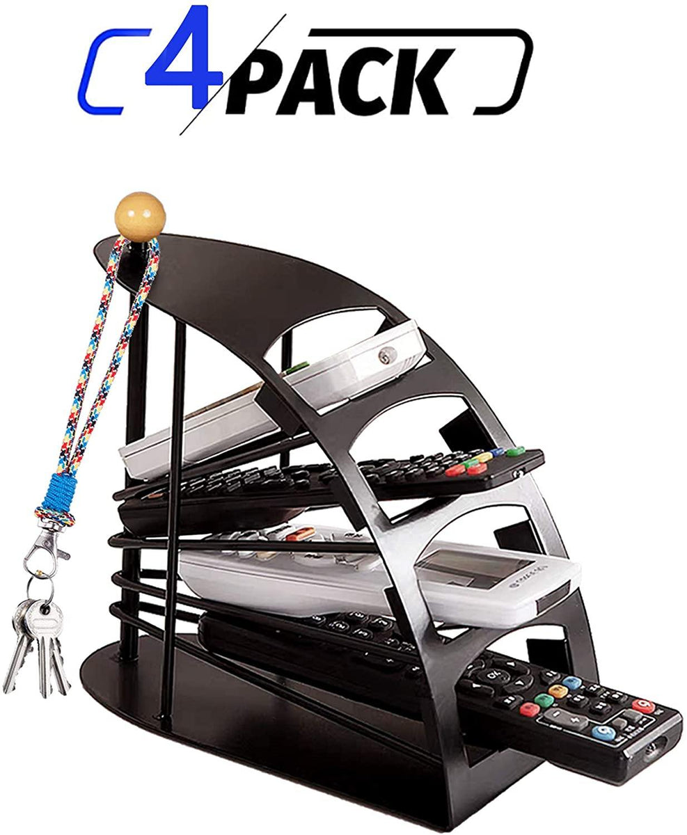 Multi Remote Control Organizer Metal TV Remote Control Holder with 4 ...