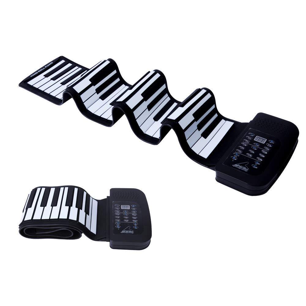 Portable Flexible Roll Up Piano Keyboard 61 Keys USB Midi Electronic ...