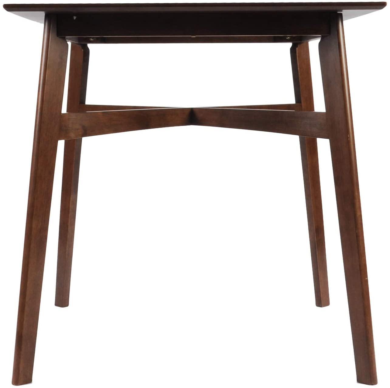 Square 4-Person Wood Dining Table for Kitchen Modern Home Furniture Es