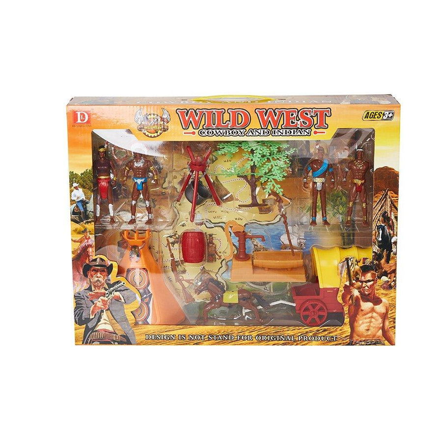 Toy Soldiers Native American Action Figurines Playset