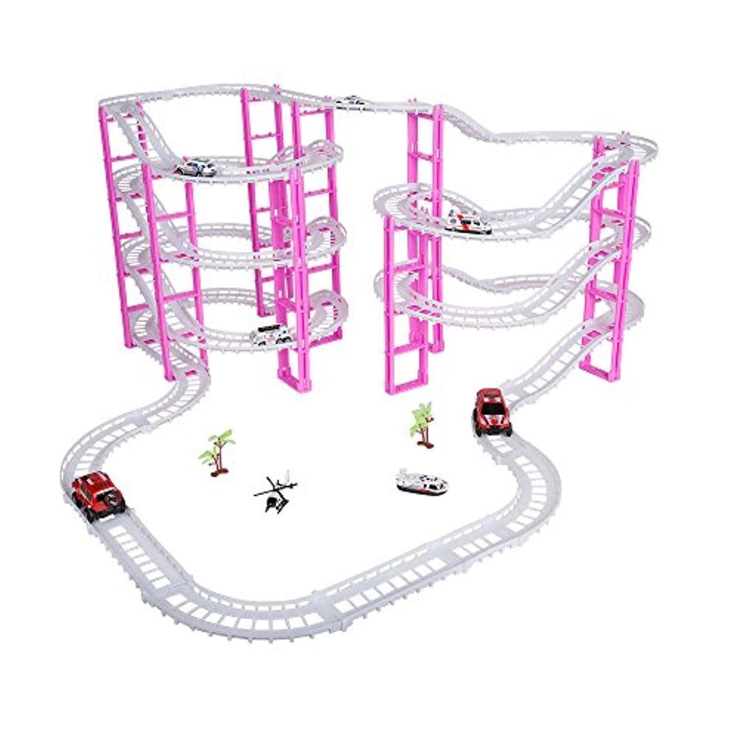 (Out of Stock) Metal Vehicle Car Track Game Play set