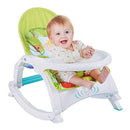 Newborn to Toddler Portable Rocker with Dinner Table Boy
