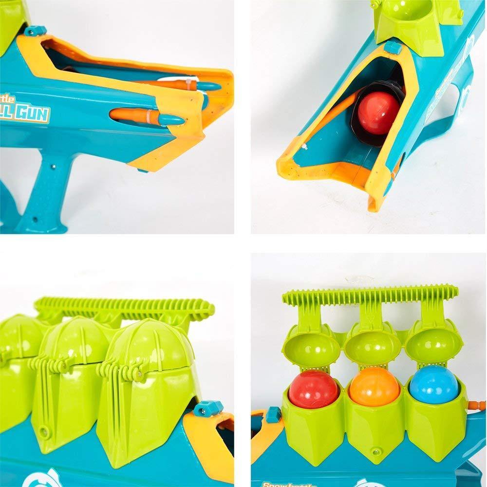 3 In 1 Snowball Launcher Gun Water Ballon Shooter Snowbattle Toy for ...