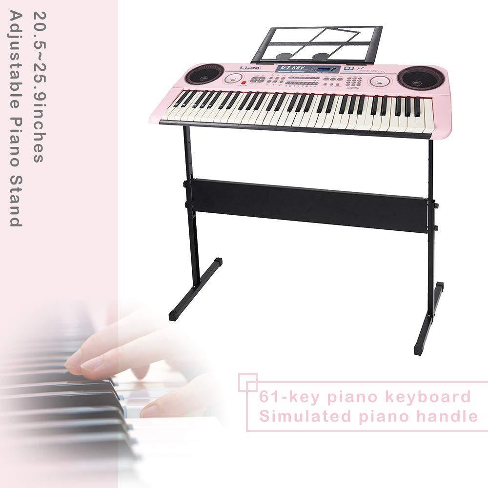 61 Key Music Electronic Keyboard Electric Digital Piano Organ with ...