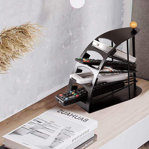 Multi Remote Control Organizer Metal TV Remote Control Holder with 4 ...