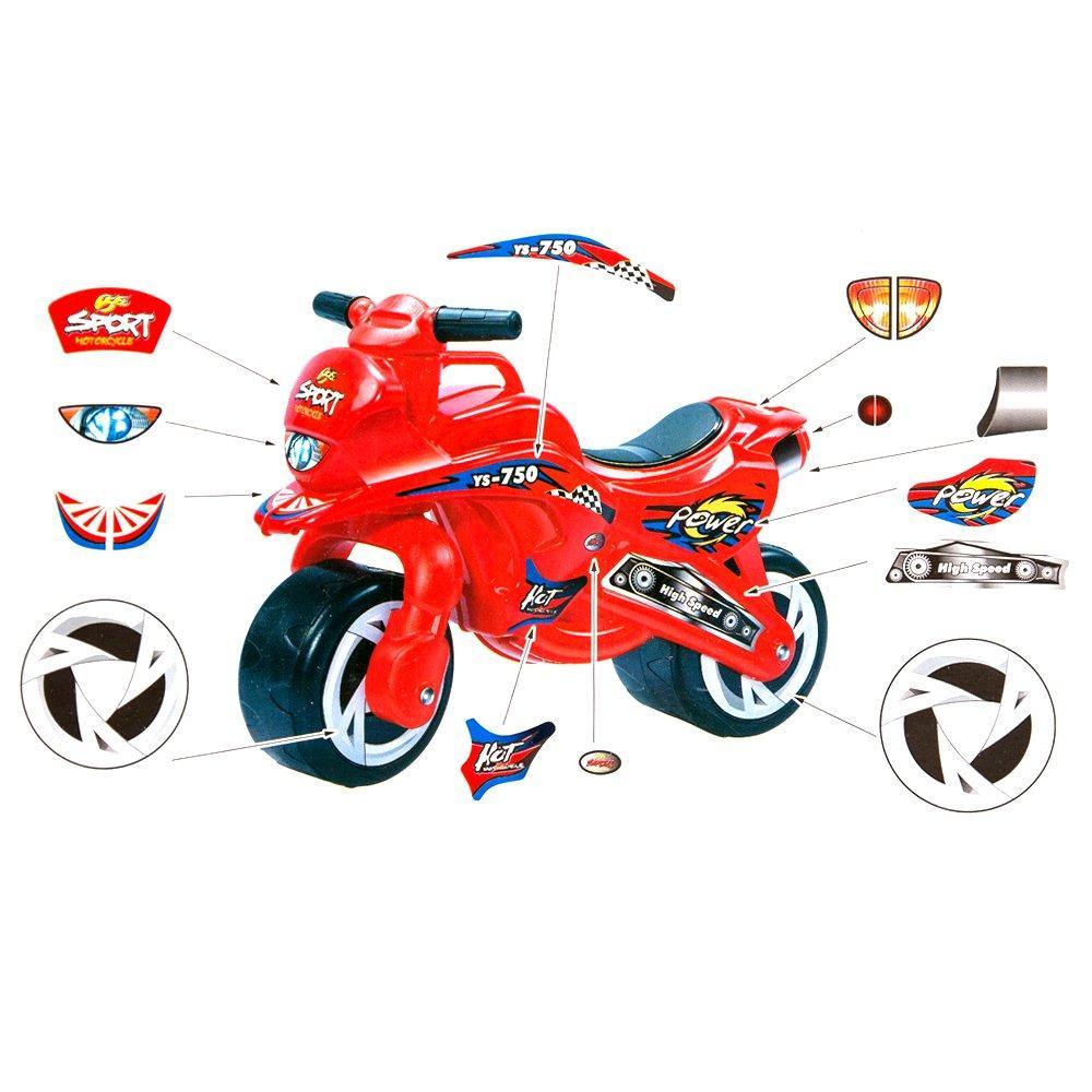 (Out of Stock) Plastic Balance Bike Outdoor & Indoor Stroller Toy Moto