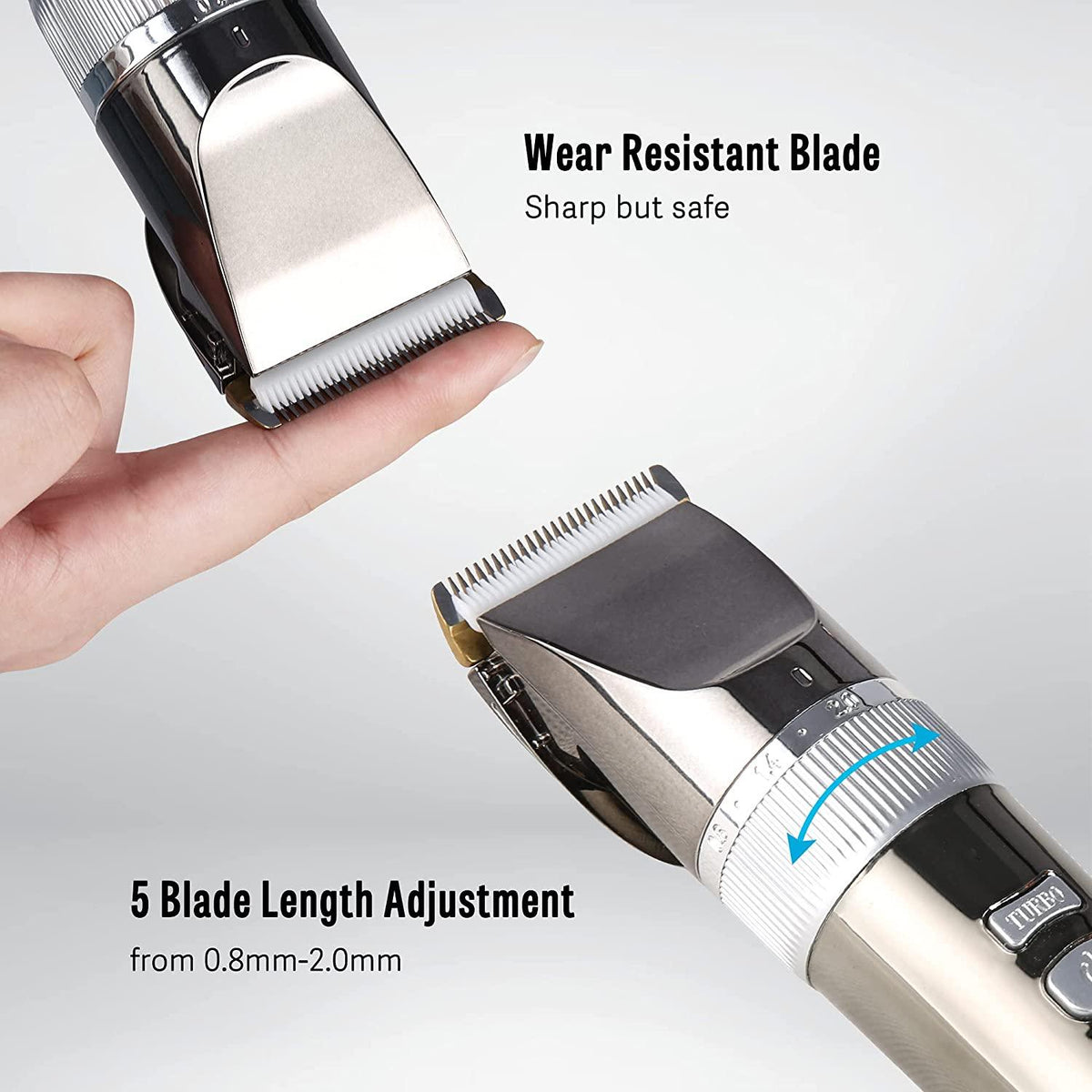 Electric Cordless Rechargeable Hair Clipper Kit for Men with Charging ...