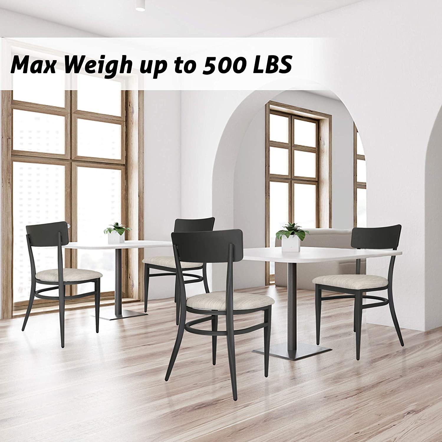 (Out of stock) Mid-Century Dining Chairs Set of 2, w/Simple Curved Bac