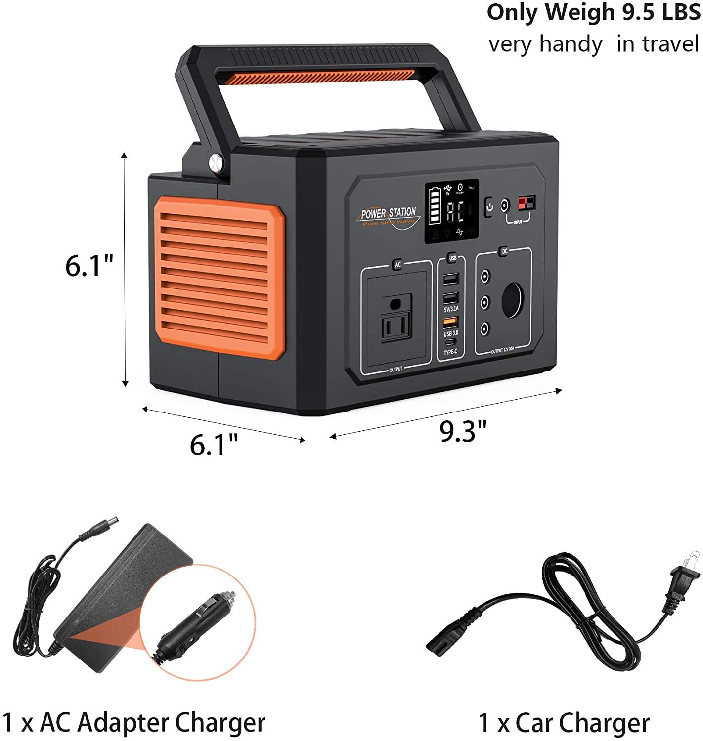 (Out of Stock) Portable Power Station 400Wh, Multipurpose Portable Pow