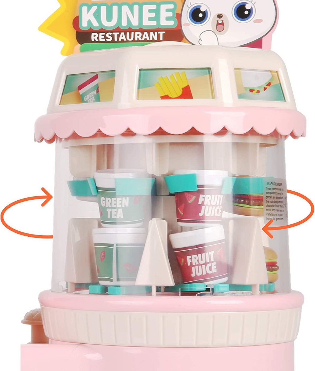 (Out of Stock) Kids Pretend Play Restaurant Set Interactive Vending Ma