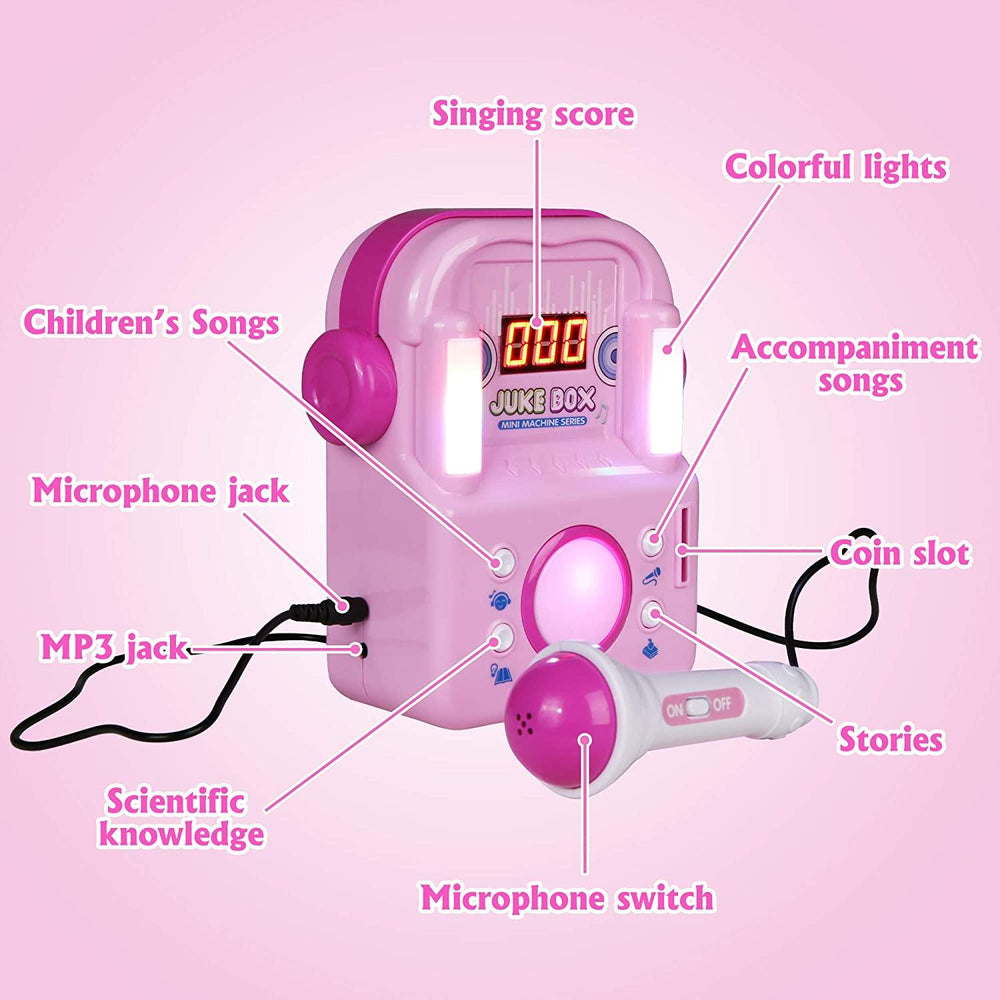 (Out of Stock) Children's Karaoke Speaker Kids Jukebox with Microphone