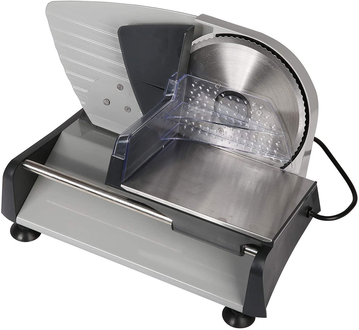 150W Electric Food Slicer with Removable 7.5" Stainless Steel Blade ...