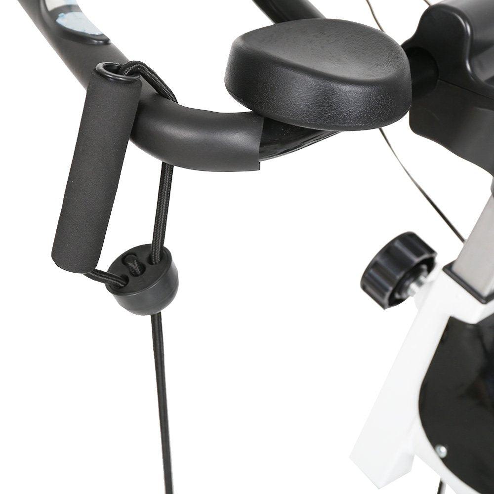 Indoor Cycle Trainer Stationary Workout Fitness Bicycle with LED ...