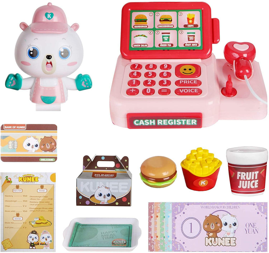 Kids Pretend Play Restaurant Set Interactive Vending Machine Game Play ...