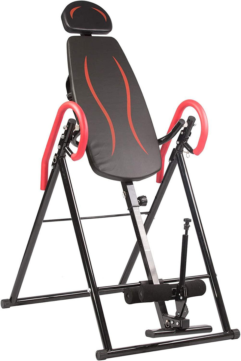 Adjustable Fitness Inversion Table Protective Back Stretcher Treatment ...