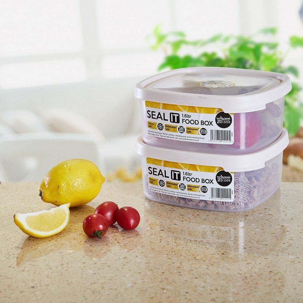 Wham 28PCS BPA Free Reusable Plastic Container Food Saving Storage Set