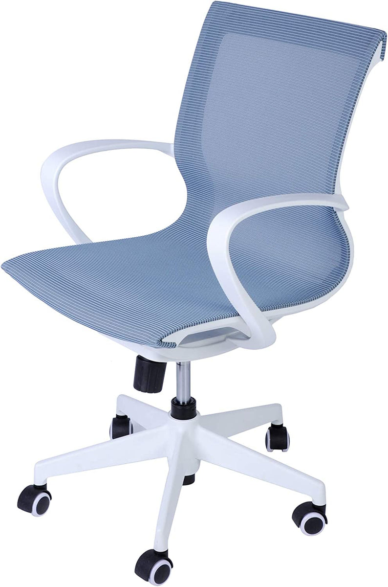 Adjustable Mesh Office Computer Chair with Ergonomic Mid Back Design ...