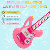 Kids Electric Guitar Beginner Kits Play Set with Microphone Speaker and ...