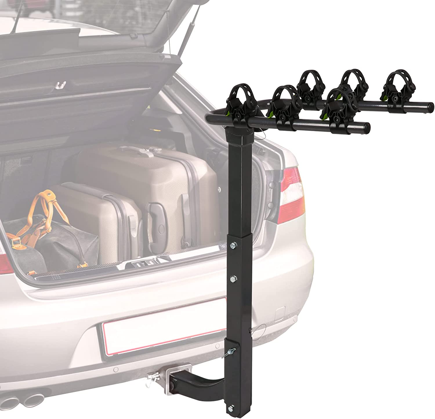 3 Bike Rack Bicycle Carrier Racks Hitch Mount for Car 2" Hitch Receive