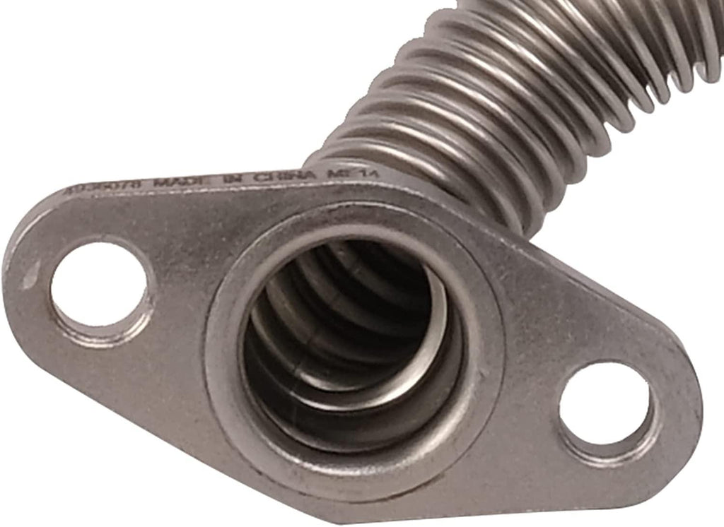 Turbo Drain Stainless Steel Turbo Oil Feed & Drain Line Kit - AN ...